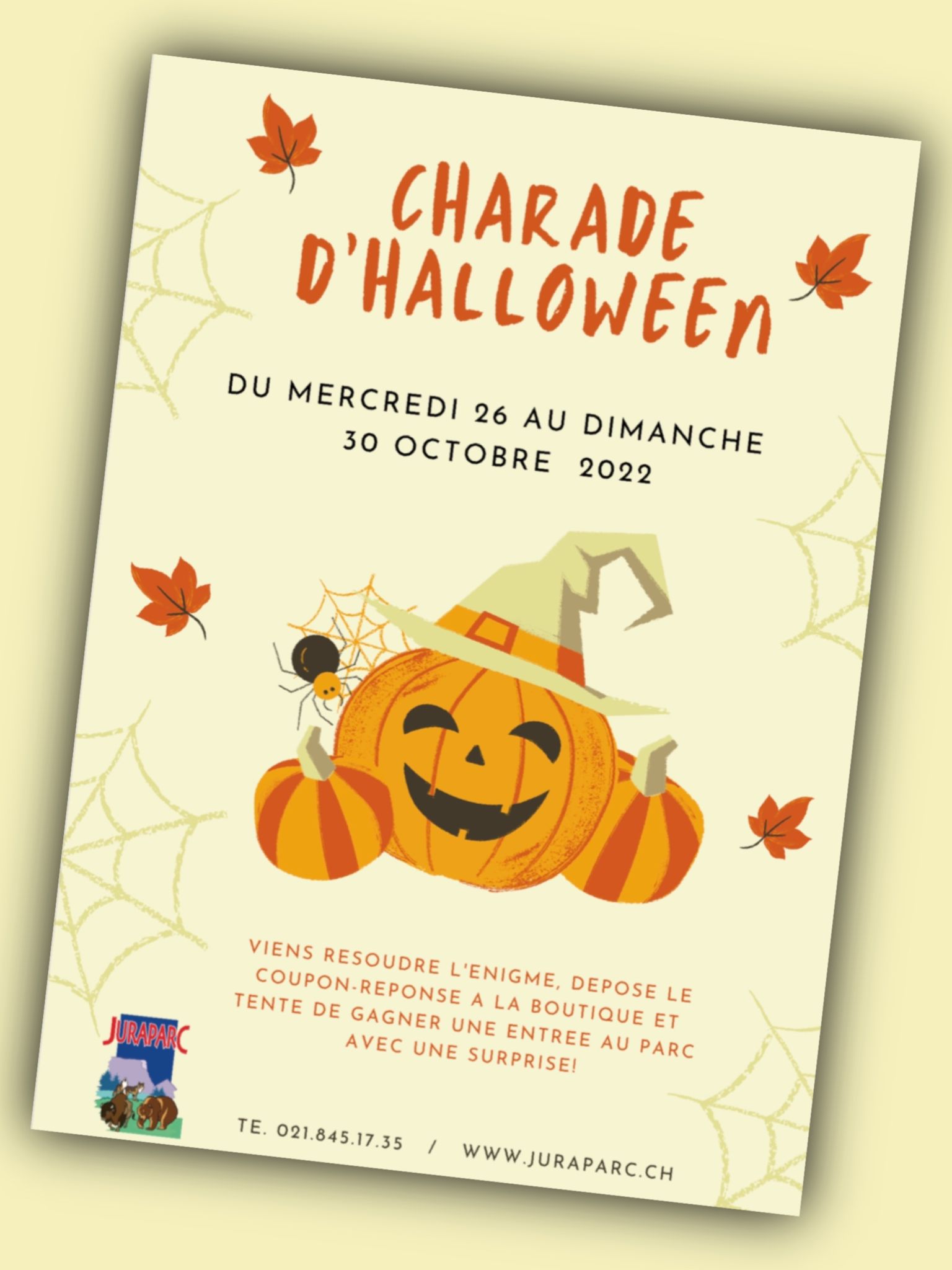 Charade d'Halloween - Juraparc